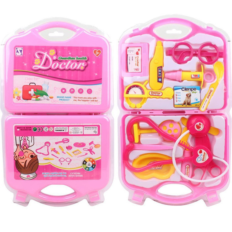 Children Doctor Nurse Pretend Play Set Portable Suitcase Medical Tools ...