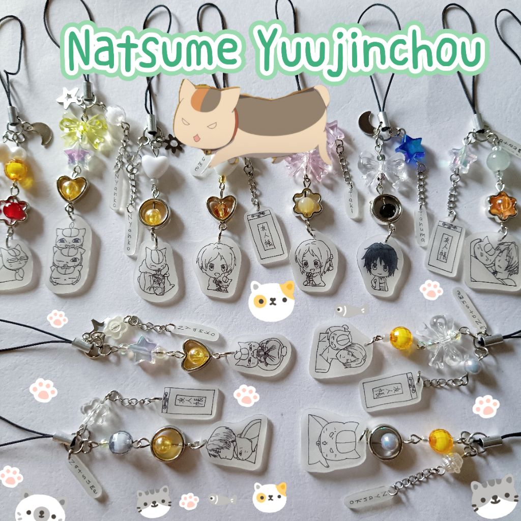 【PuCa】Natsume Yuujinchou phone charms/nyankosensei/tanuma/taki/keychain ...