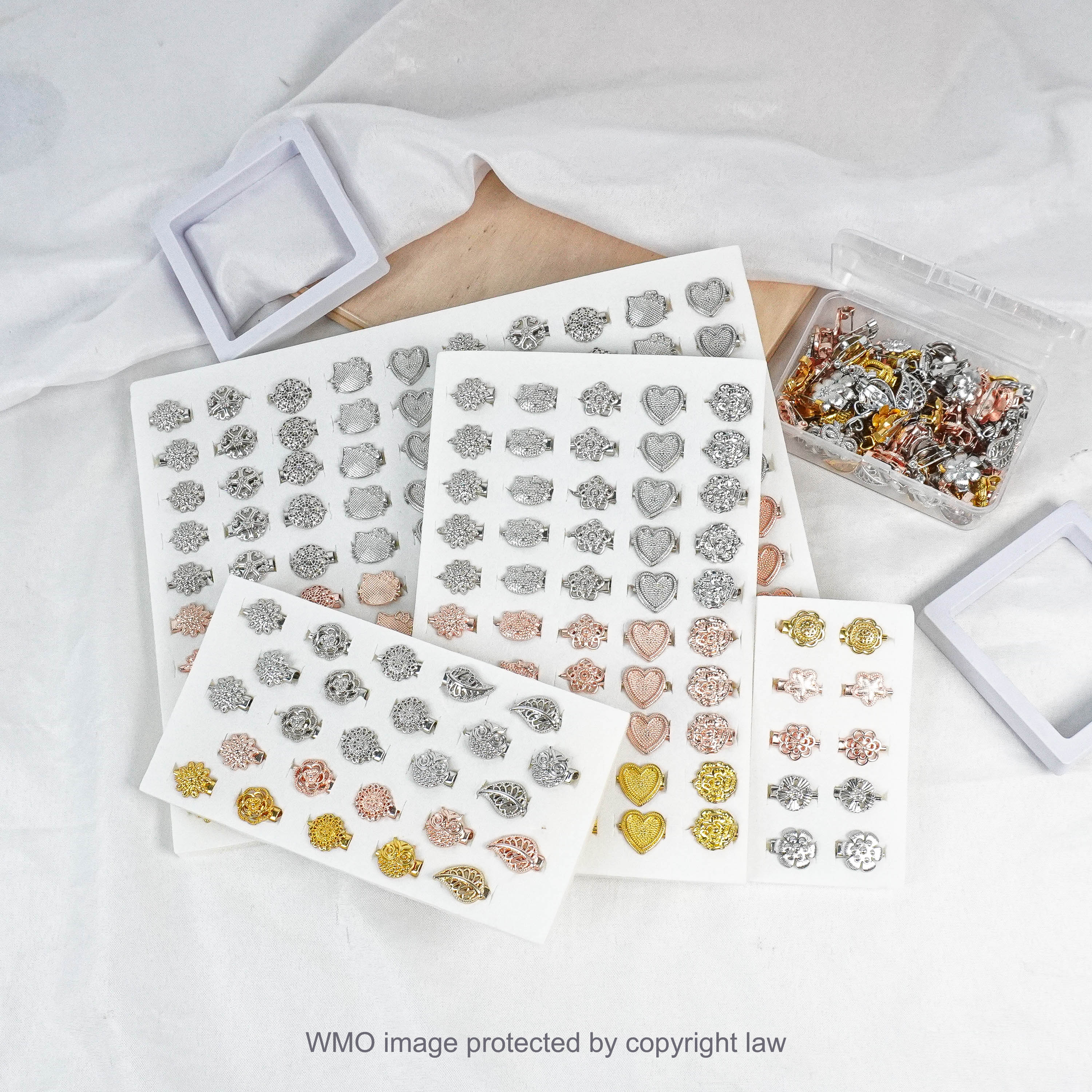 Baby Brooch 100 Pcs No Diamond Random Pin Tudung Shawl Bawal Kerongsang ...