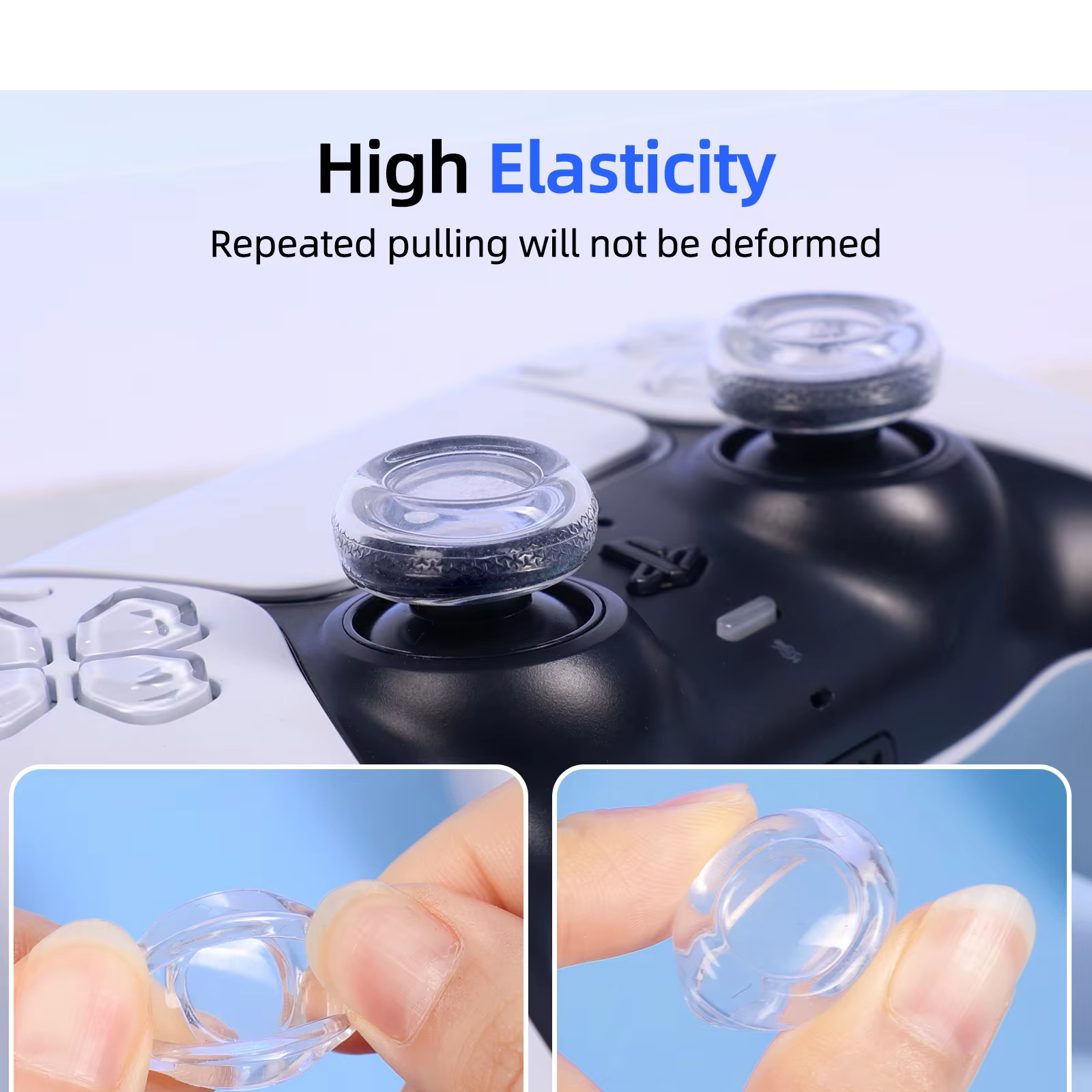 Transparent Thumb Grip Cap Joystick Grip Cap PS5 Xbox Switch Pro ROG ...