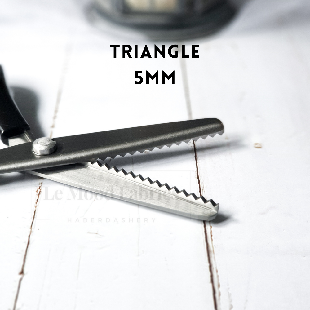 Le Mood Pinking Shears Zig Zag Fabric Scissors Gunting Kain Gunting ...