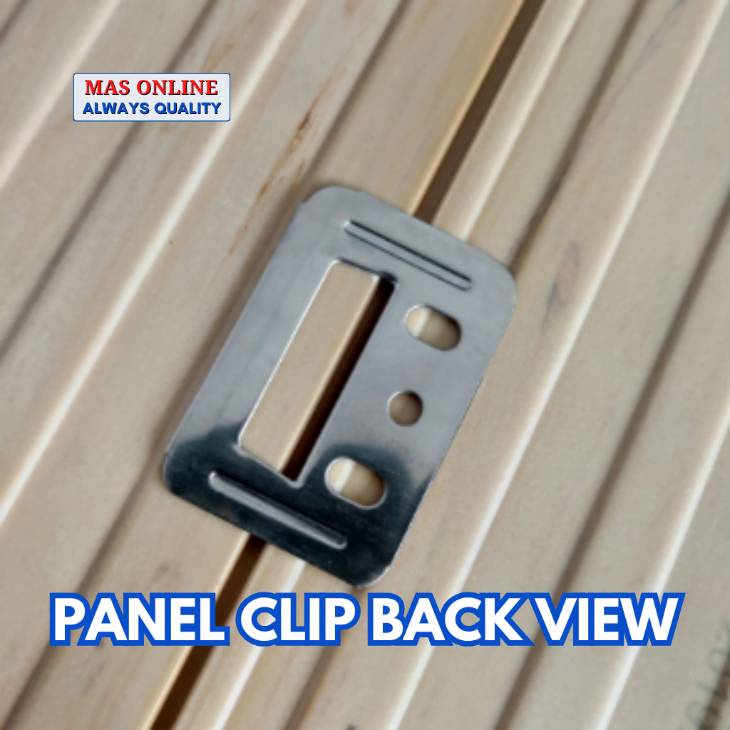 50pcs Metal Clip for PVC Fluted Panel Wall Panel Fluted Wall Panel WPC ...