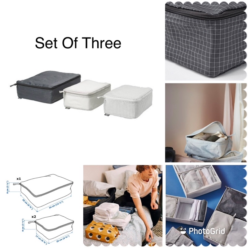 IKEA Beg Bag Biru Frakta Gorsnygg Waterproof / Laundry / Recycle ...