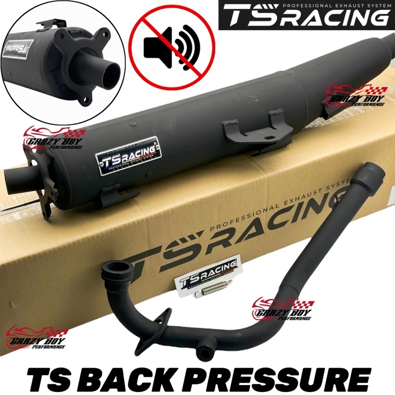 TS RACING SUPER BACK PRESSURE EXHAUST Y15ZR LC135 V1-V7 VF3I RSX150 ...