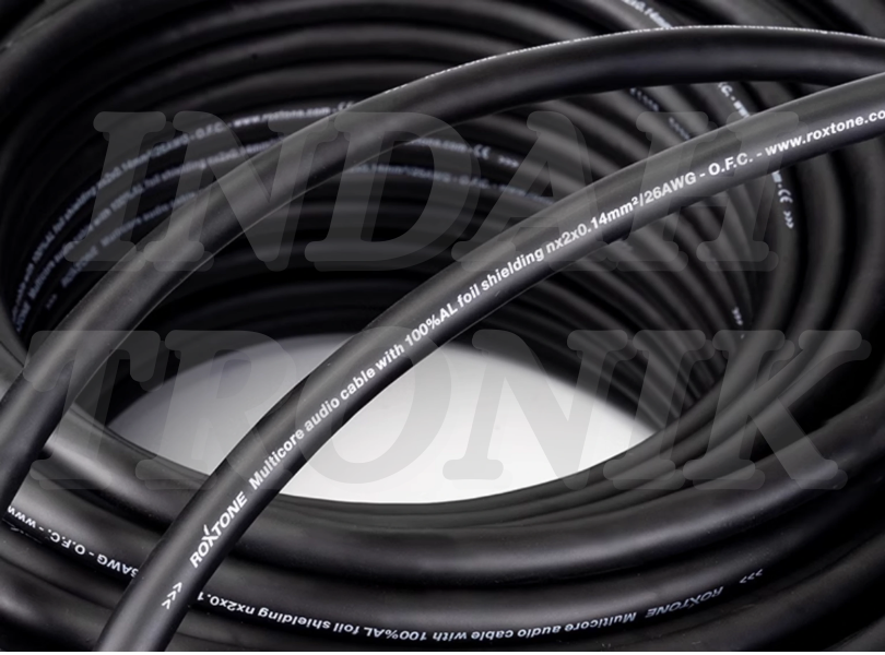 [1 meter] Roxtone 2/4/8 Multi Channel Aluminum Foil Shielded Snake ...