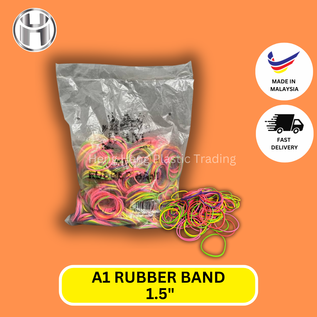 RAINBOW A1 RUBBER BAND 1.5'' RAINBOW COLOR / GETAH TAHAN LASAK / GETAH ...