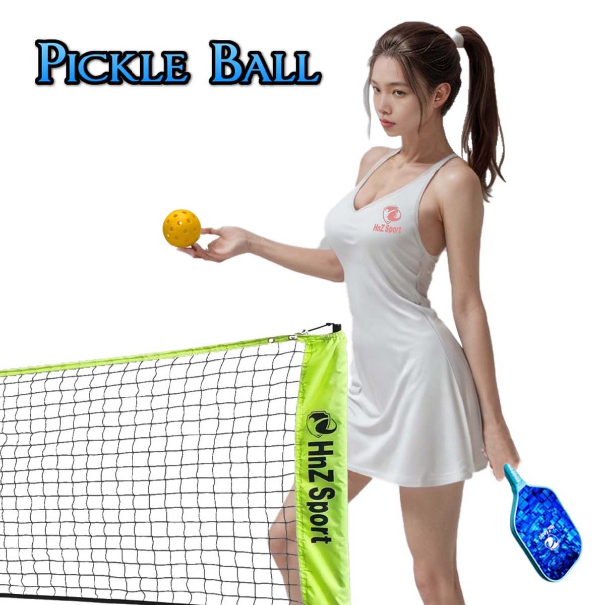 portable standard height badminton net badminton stand court 3 meter length hnz sport badminton ...