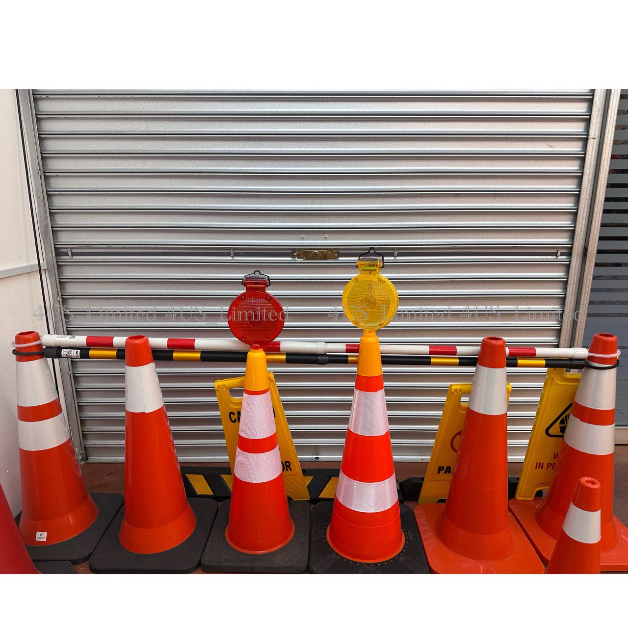 NIETZ Expandable Retractable Cone Bar Traffic Safety Cone Bar Barrier 2 ...