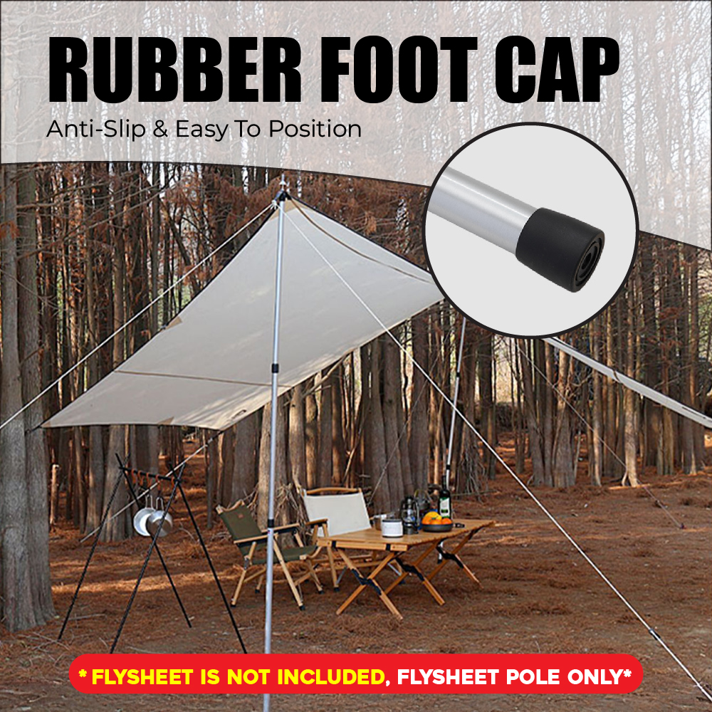 Flysheet Pole Adjustable Heavy Duty Tent pole Rod tiang khemah Outdoor ...