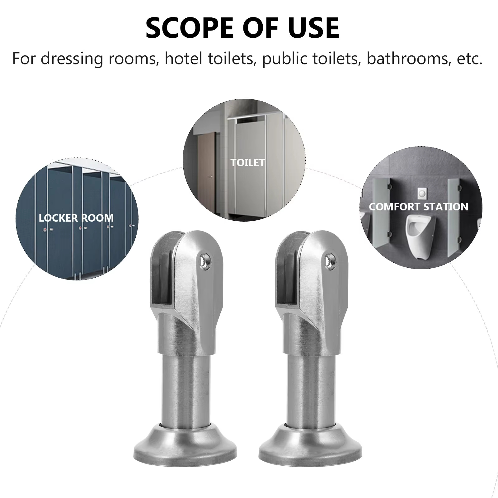 Steel partition support leg Toilet Partition Legs Cubicle Bracket Stand ...