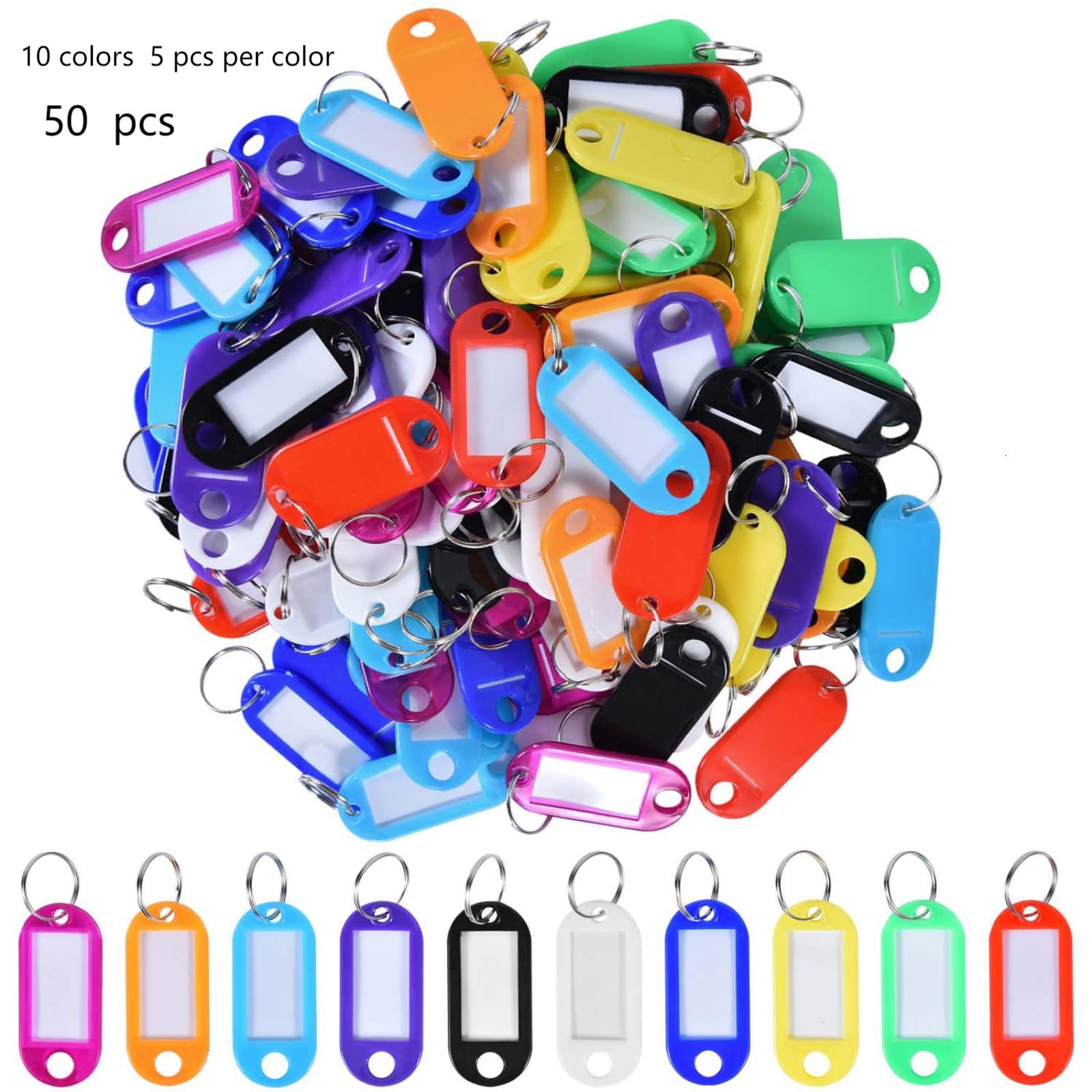 Keychain Label ID Key Tag Organizer mix colour Label ID Name Room ...