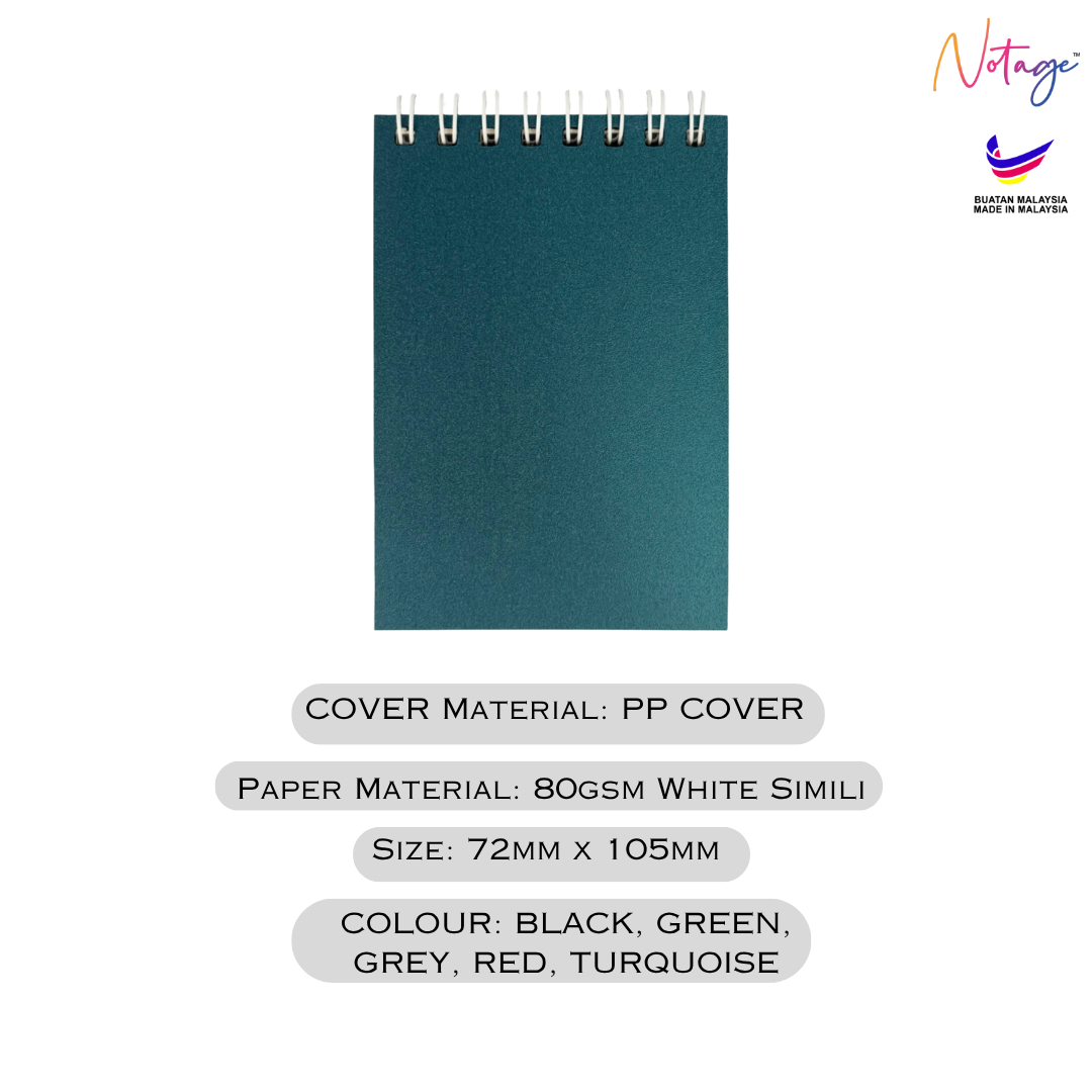 Small on Hands, Wide for Notes – Pocket Notebook with Wire-O PP Daily ...