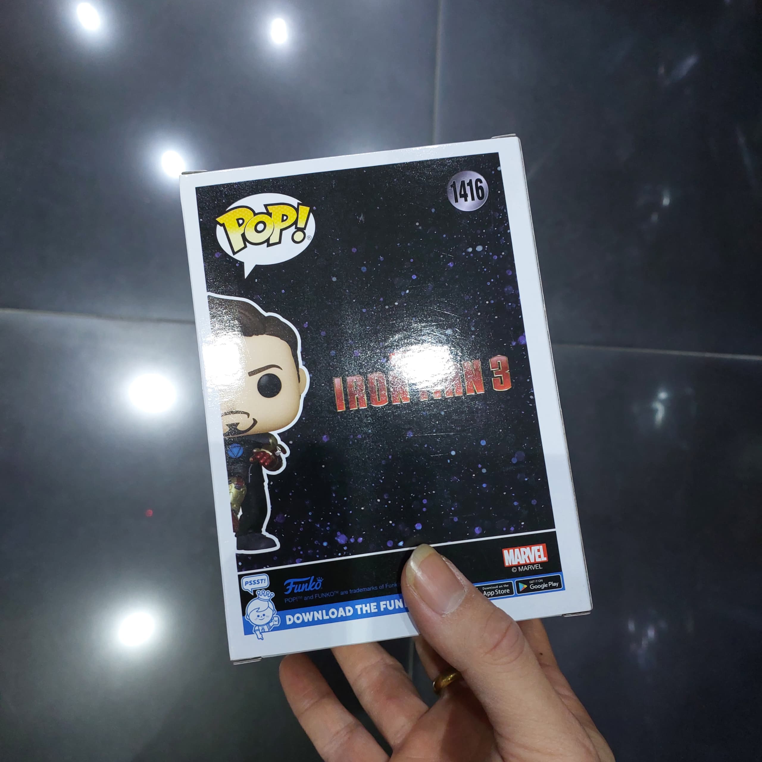 Funko Pop Tony Stark 1416 Marvel Infinity Saga Iron Man Bobble Head ...