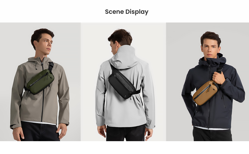 [NEW] tomtoc T35 X-Pac Chest Bag RFID Protection Sling Bag Men ...