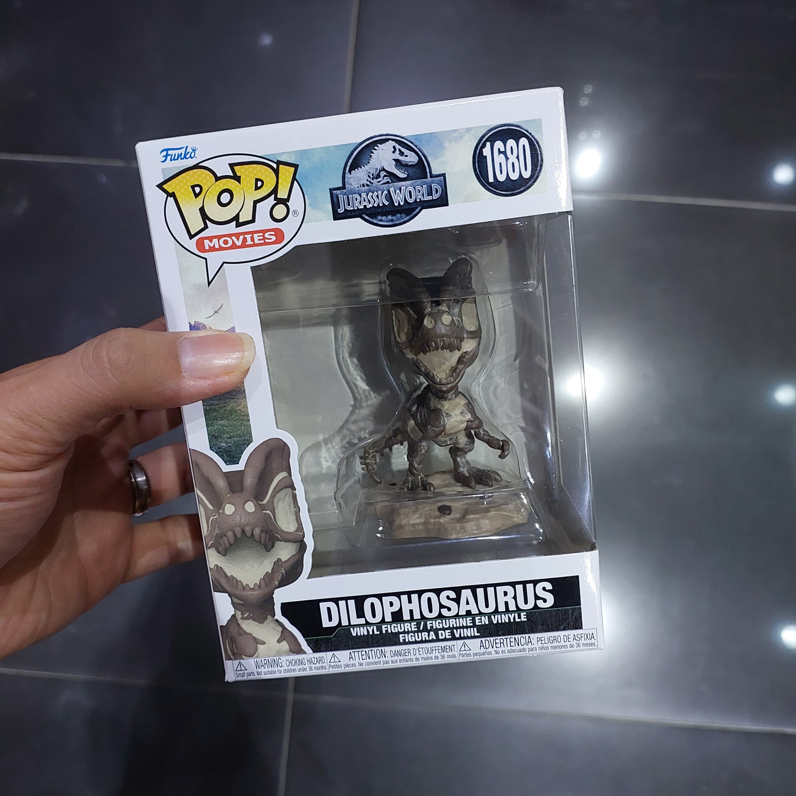 Funko Pop Dilophosaurus Fossil Type 1680 Jurassic World Dinosaur ...