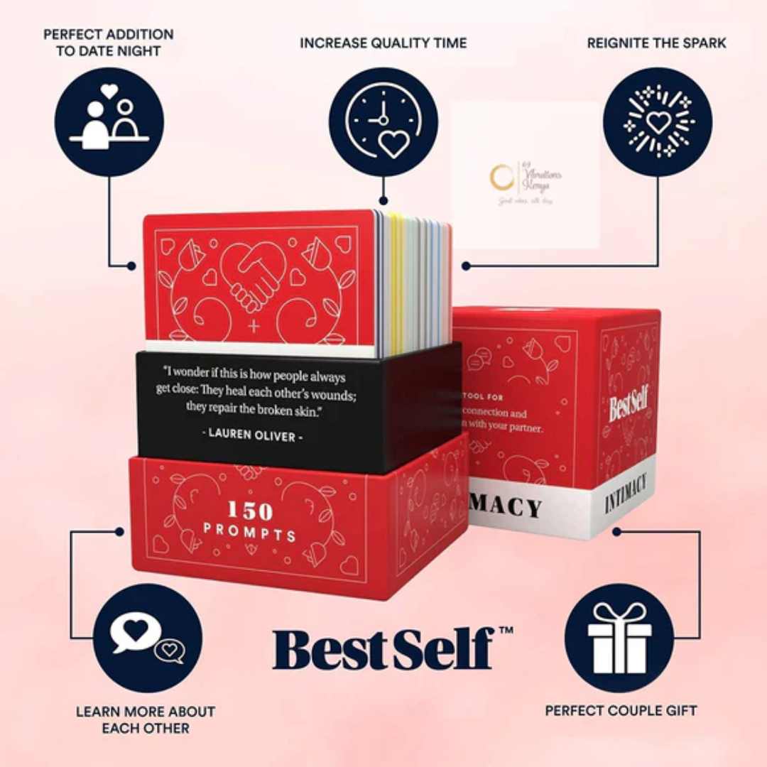 Intimacy Deck 150 Card Game Ice-Breaker Engaging Conversation Deeper ...