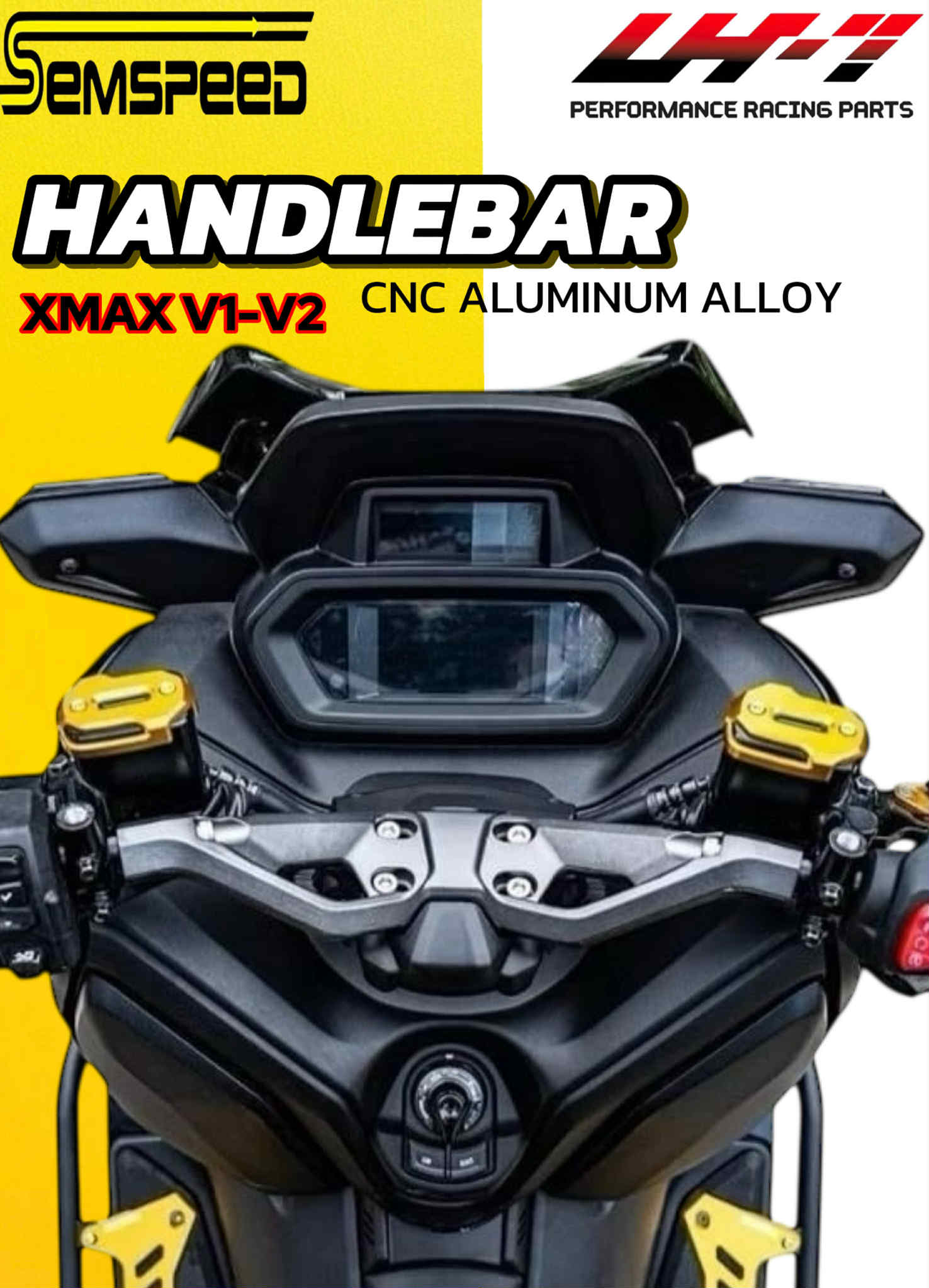 MOTOSIKAL HANDLE BAR SEMESPEED Yamaha NMAX V3 XMAX V1 V2 ADV 150 160 ...