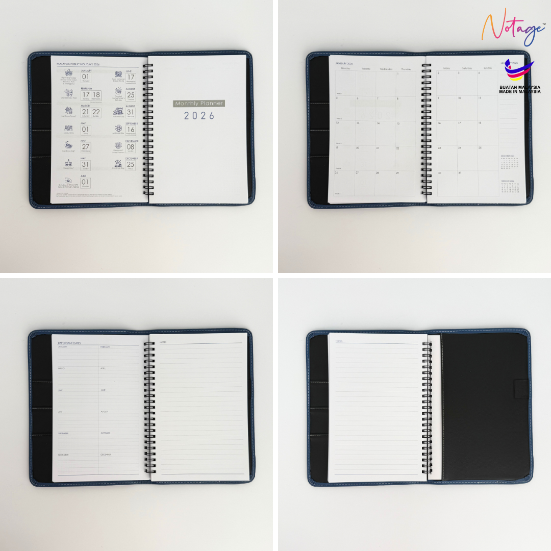 Executive Log 2026 BukuNota Cacatan Planner Business Corporate Diary ...