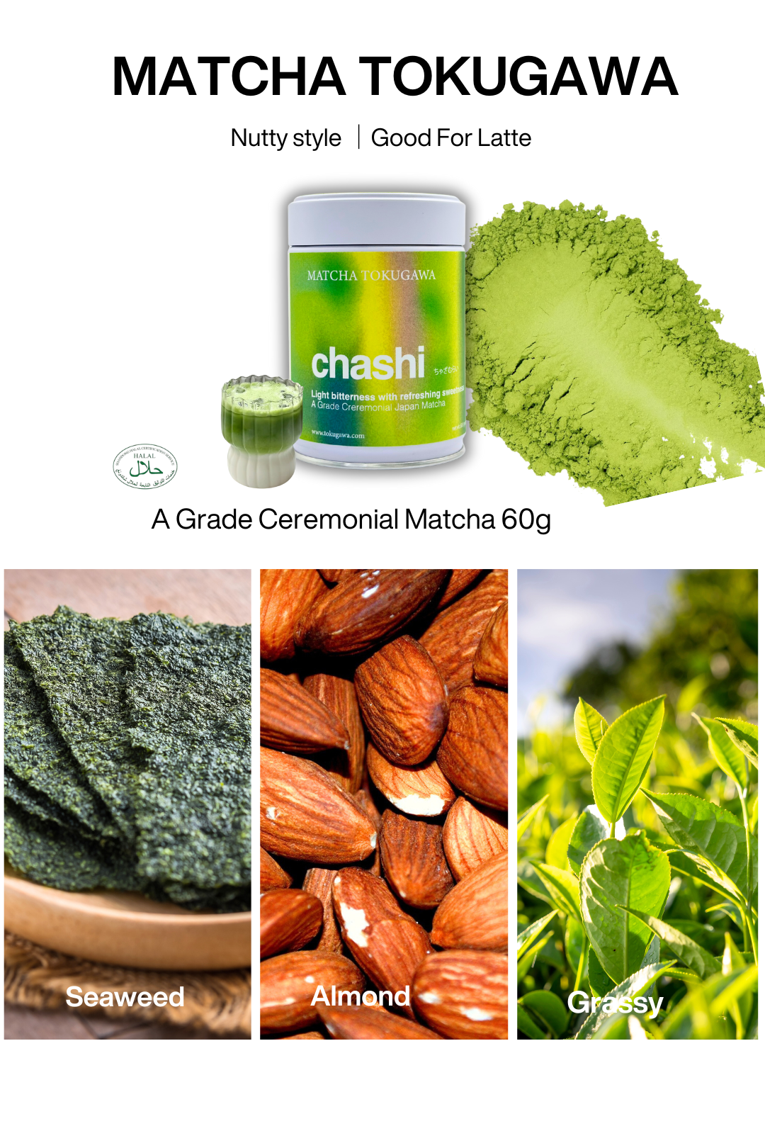 MATCHA Ceremonial A Chashi Grade A Tea No coloring Additive Serbuk Teh ...