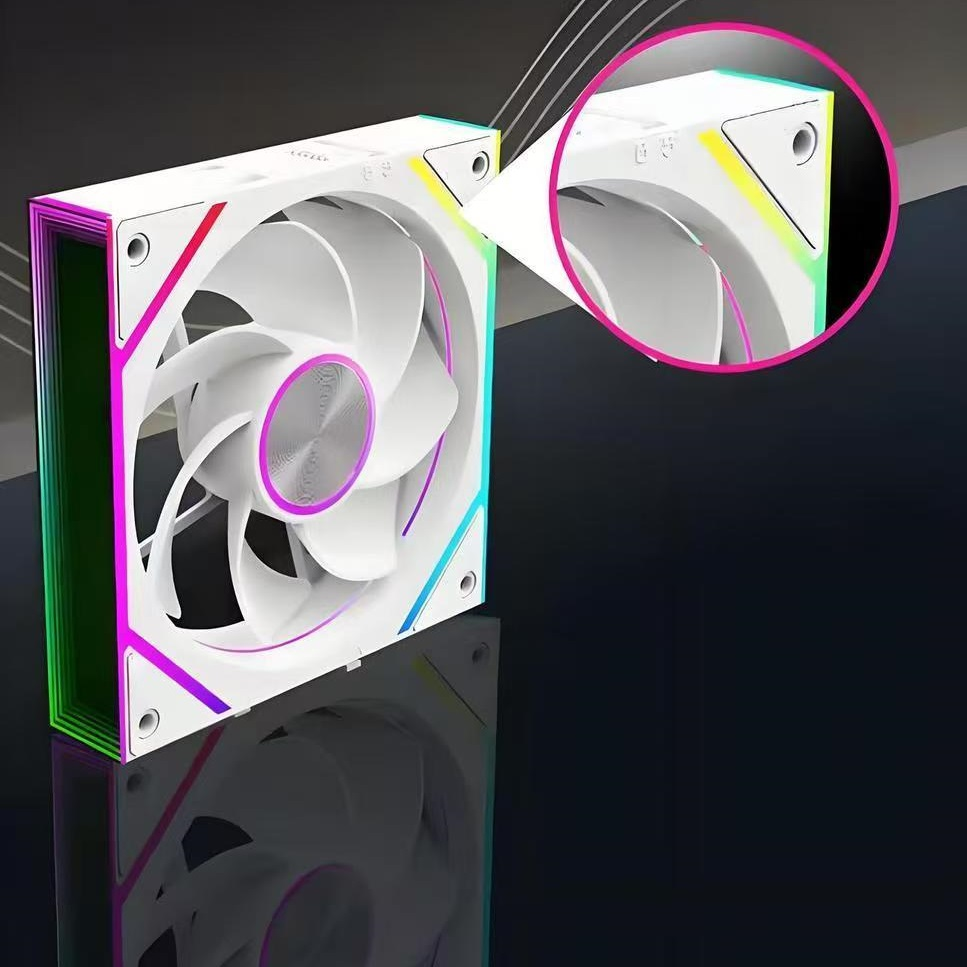 Prism 8 PRO ARGB 3Pin PWM 12cm Fan Splicing / Building Block Fan PC ...