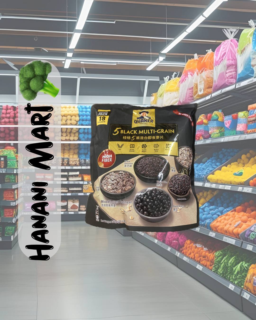 Quaker Five Black Multigrain Mix Oat (30gx18s) | Shopee Philippines
