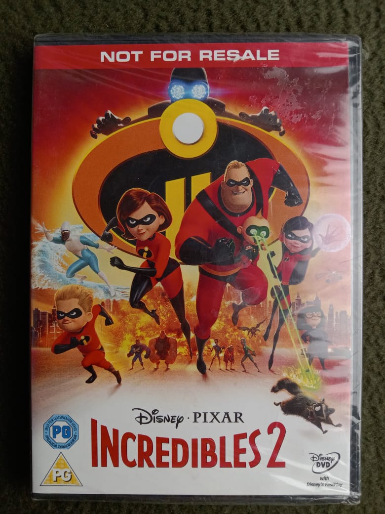 INCREDIBLES 2 DVD CARTOONS NEW SEALED | Shopee Philippines