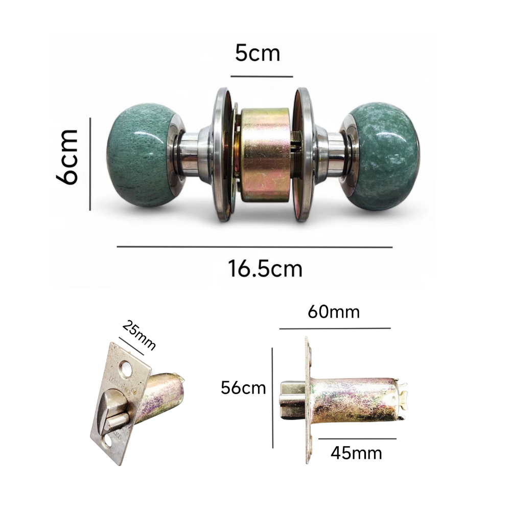MILANO Heavy Duty Residential Lock Cylinder Lock Set ( Green / White ...
