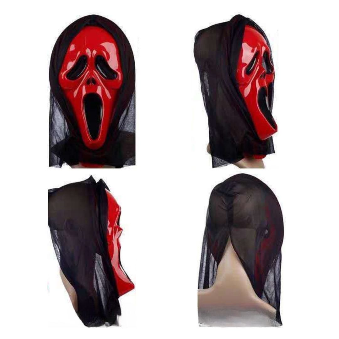 Halloween Party Cosplay Costume Mask Scary Witch Grim Reaper Anonymous ...