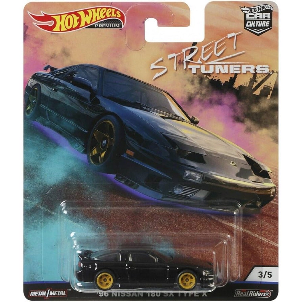 Hotwheels 2019 Premium Car Culture Street Tuners - ‘96 Nissan 180 SX ...