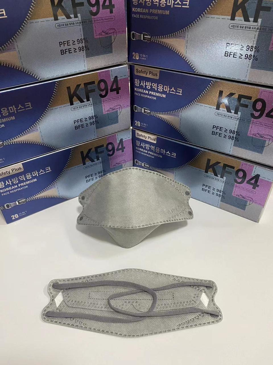 EASYCARE KF94 HEADLOOP MASK KF94 Hijab Mask Korea Adult Mask Head Loop ...
