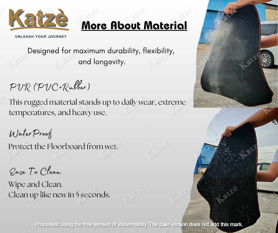Katze Car Mat GRIP Series Hyundai Inokom Atos (1997 - 2007) | Shopee ...