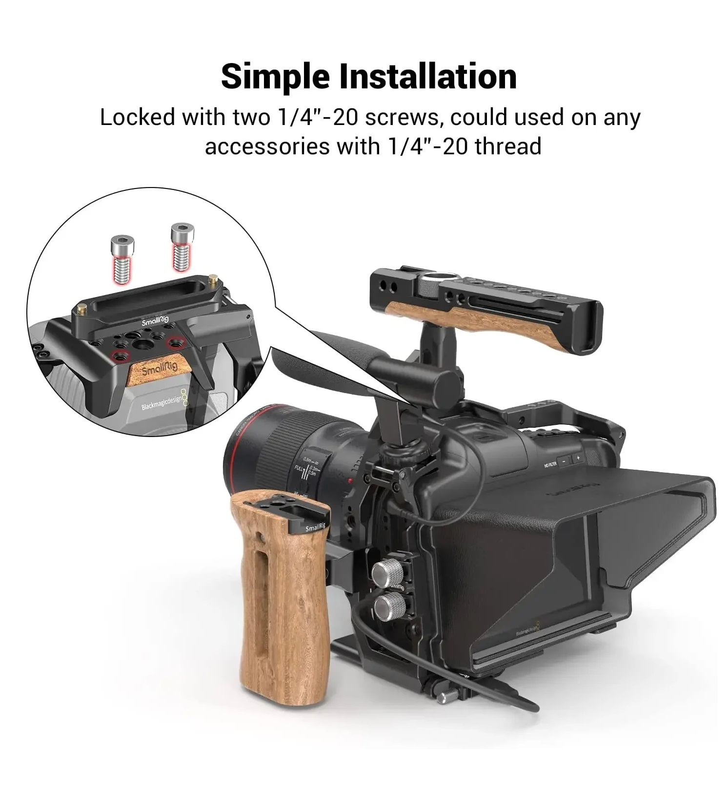 1195B Quick Release Safety Nato Rail 70mm Long 1195 Camera Rig Mini ...