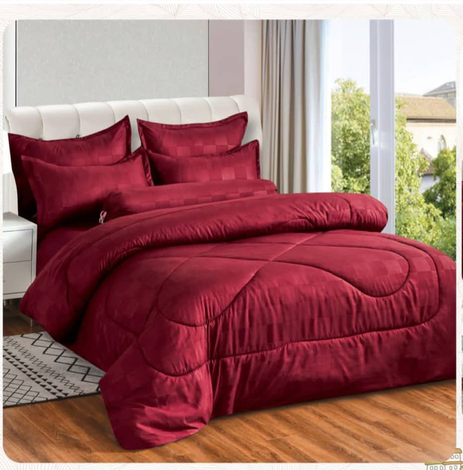 Toto Comforter Set King & Queen 7in1 Single 4in1 Luxury Bedding Set ...