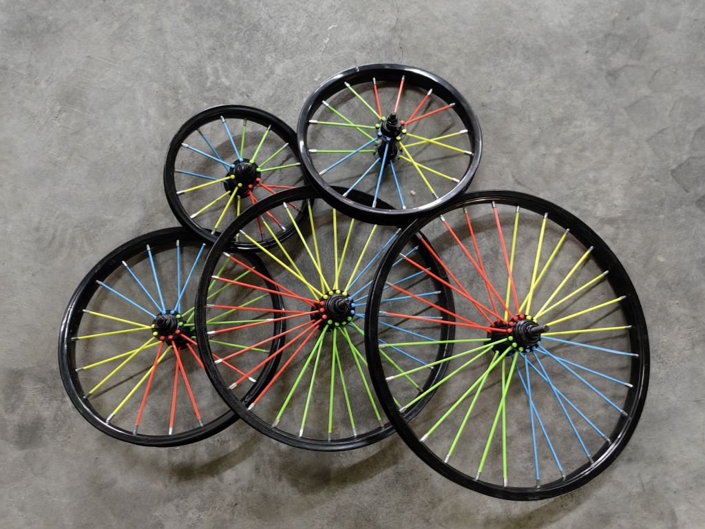 VVM: RIM BESI BASIKAL SIZE 12/14/16/18/20 LIDI WARNA BICYCLE WHEELS SET ...