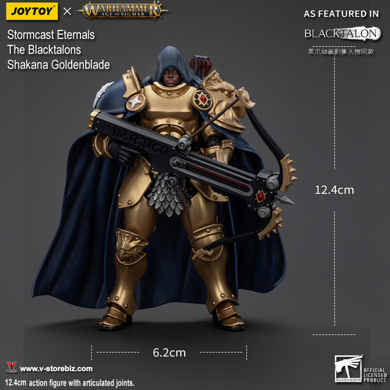 JOYTOY Stormcast Eternals The Blacktalons Shakana Golden Blade (JT00911 ...