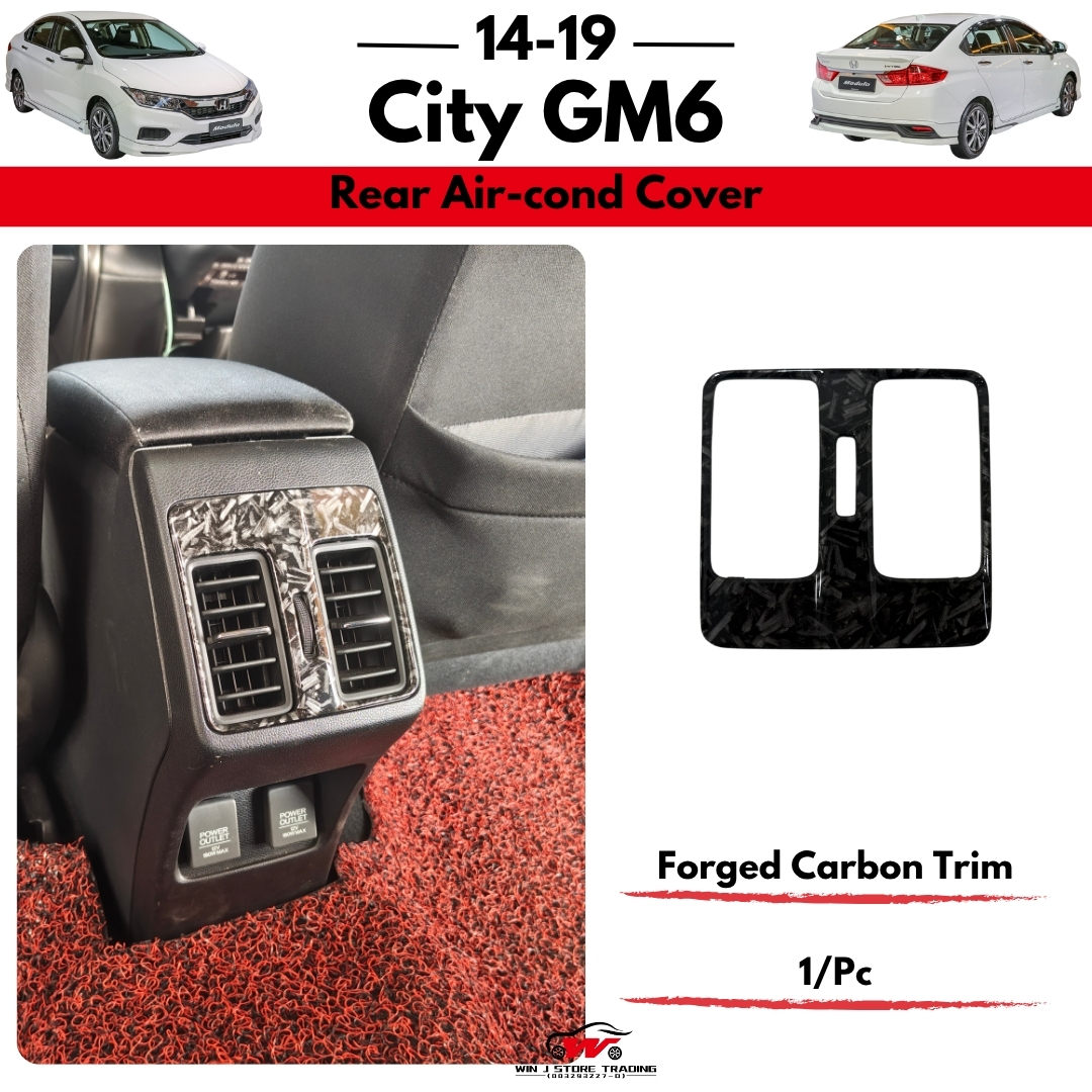 Honda City Gm6/FL 2014-2019 Forged Carbon Trim&Glossy Black Rear ...