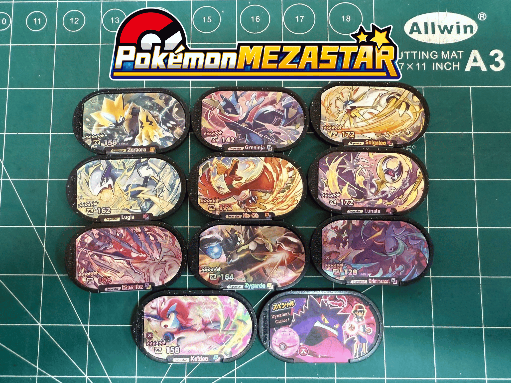 Pokemon Mezastar 6 Star Disk Card Superstar Pokemon Mezastar Molly ...