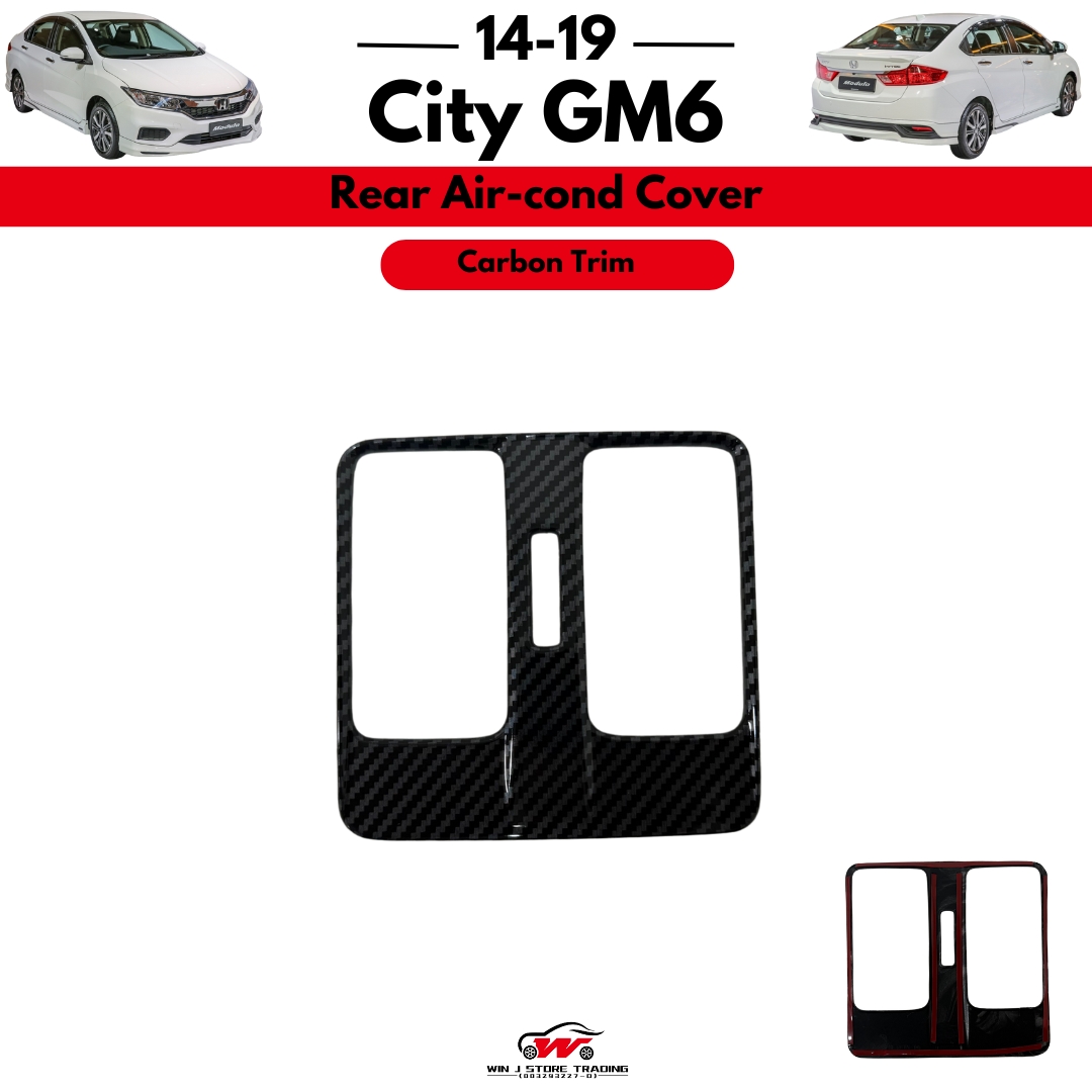 Honda City Gm6/FL 2014-2019 Forged Carbon Trim&Glossy Black Rear ...