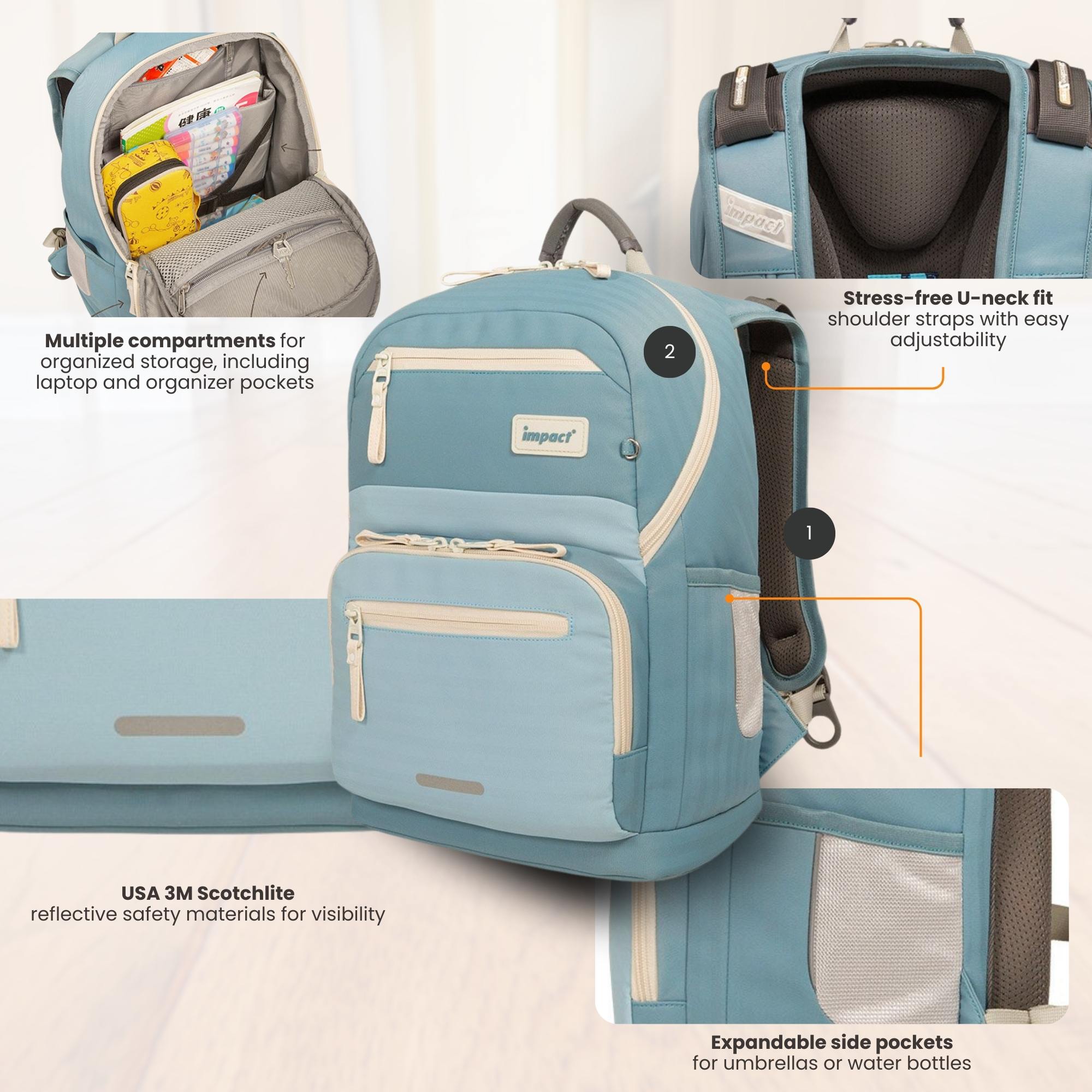 Posture Correction Ergonomic Backpack, IM-00305 | Shopee Philippines