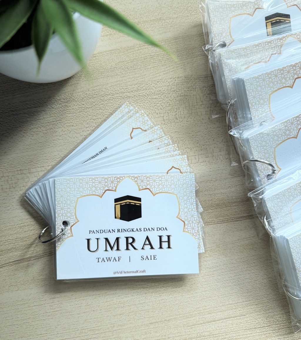 KAD GUIDE TO SUMMARY UMRAH TAWAF & SAIE FLASHCARD PRAYER & ZIKIR FLASH ...