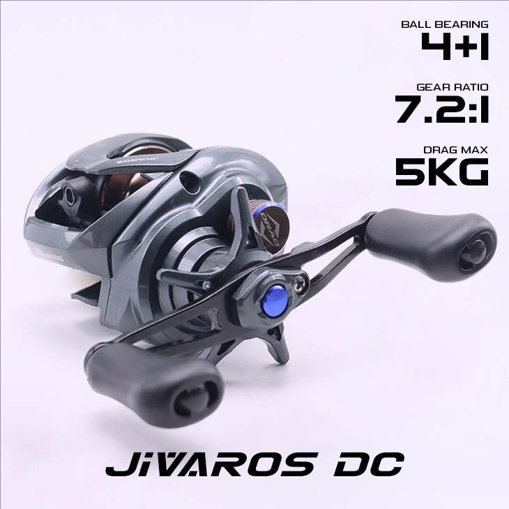 EUPRO NEW JIVAROS DC 100 DIGITAL CONTROL BAITCASING FISHING REELS ...