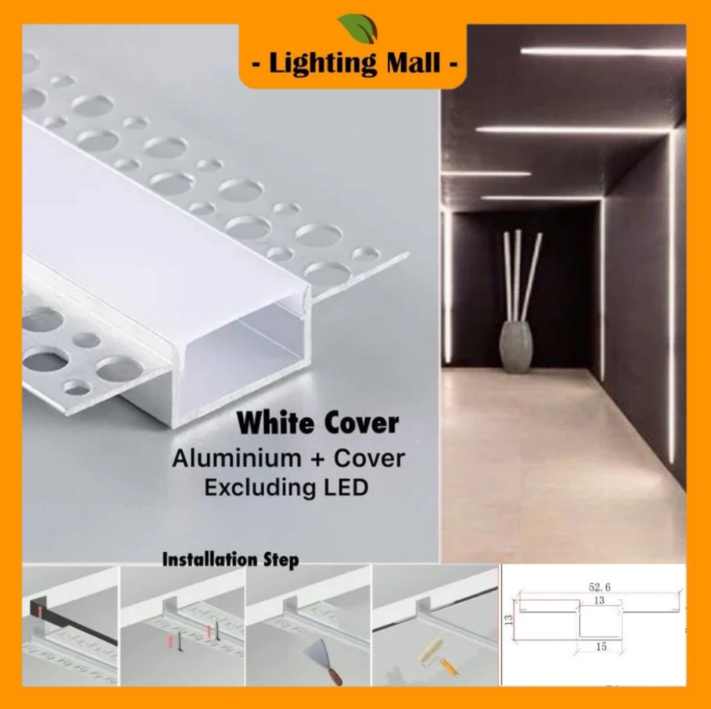 Aluminium Profile Flexible Bendable Casing Strip Light Casing 3 Meter ...