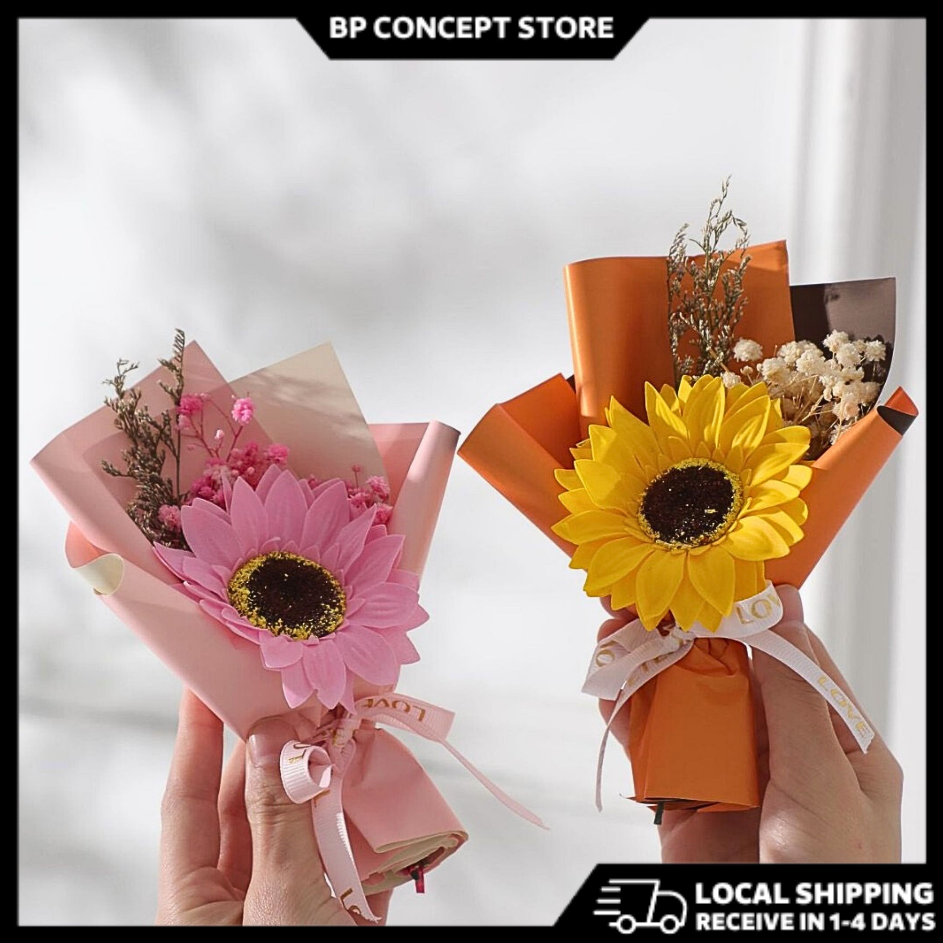 【Local Delivery】Mini Bouquet Small Hand Flower Aesthetic flower Gerbera ...