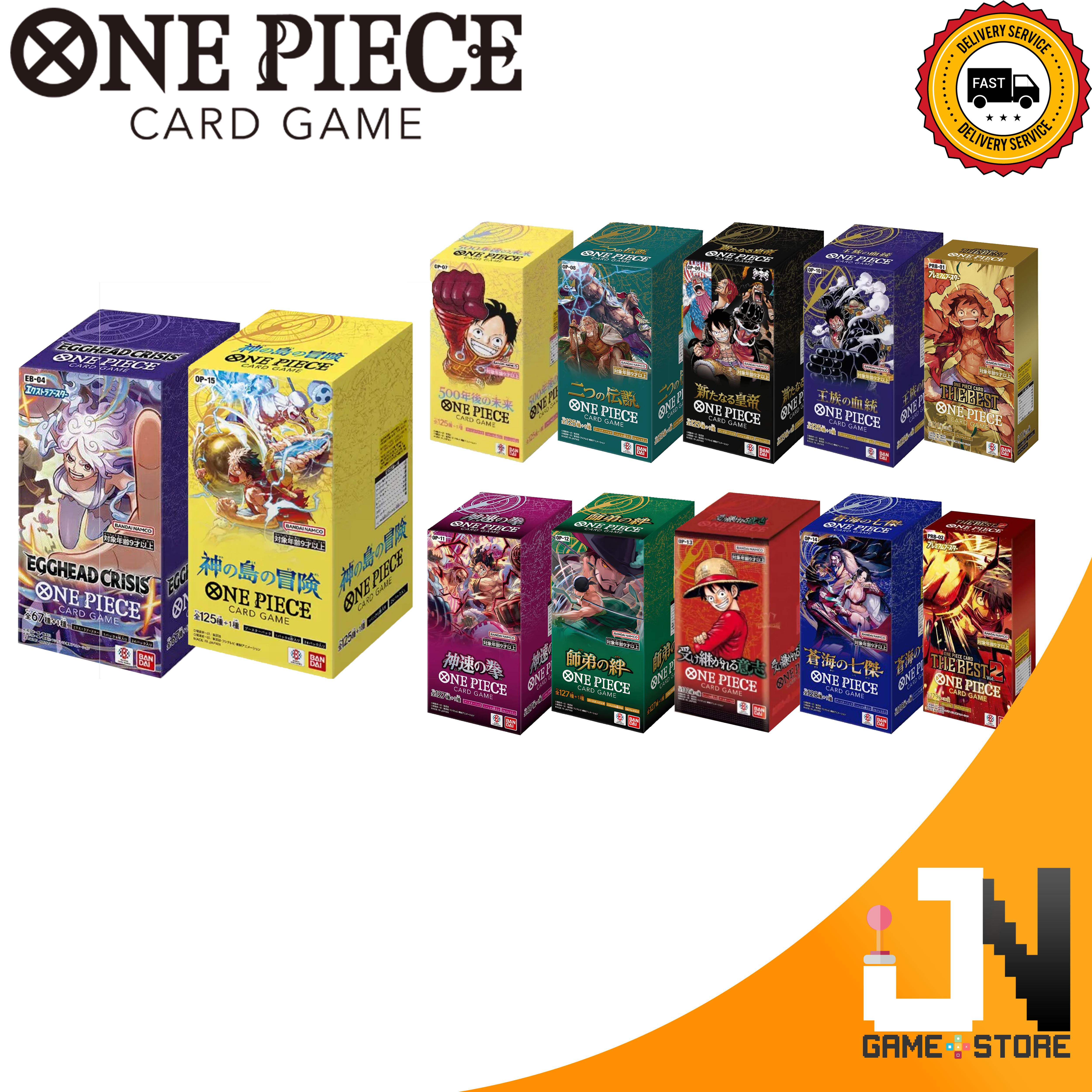 One Piece TCG Booster Box (24 Pack) OP-15 / EB-04 / OP-14 / EB-03 / OP ...