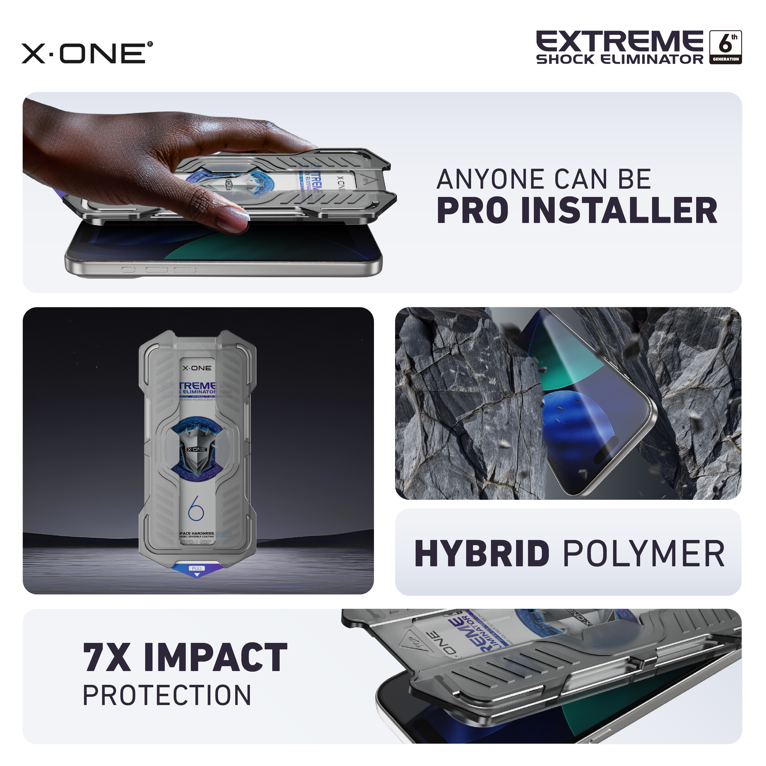 X.One Extreme 8H Matte Clear Privacy Anti Blue Light Full Screen ...