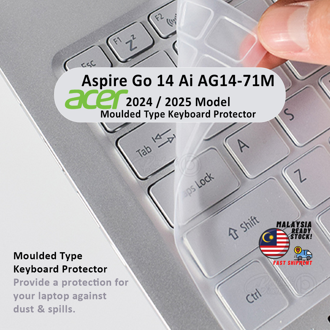 Keyboard Protector For Acer Aspire Go 14 Ai AG14-71M-5529 14" 2024 2025 ...