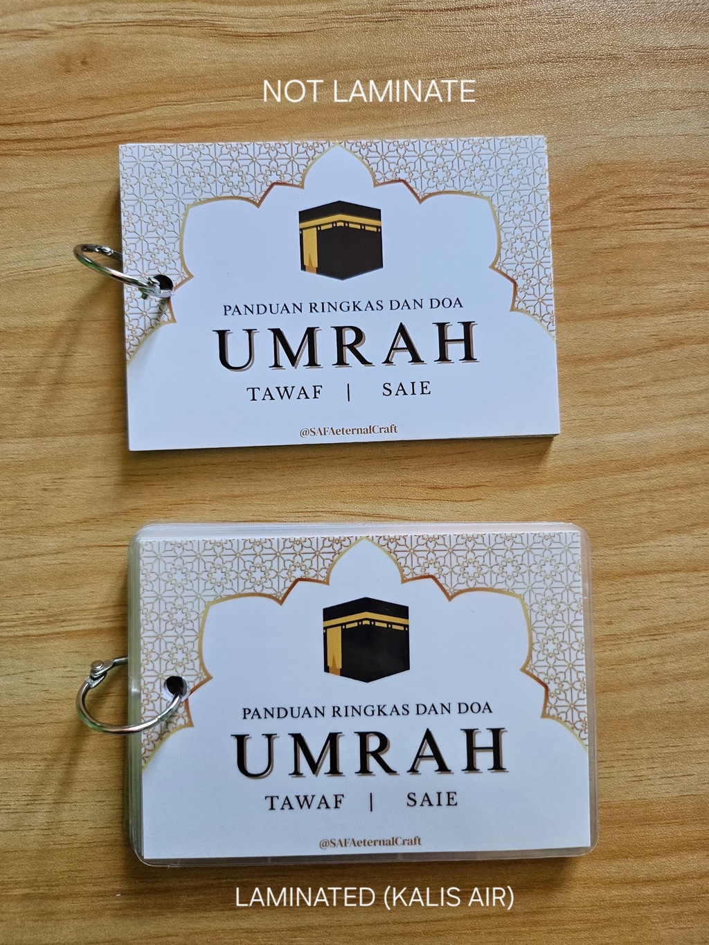 KAD GUIDE TO SUMMARY UMRAH TAWAF & SAIE FLASHCARD PRAYER & ZIKIR FLASH ...