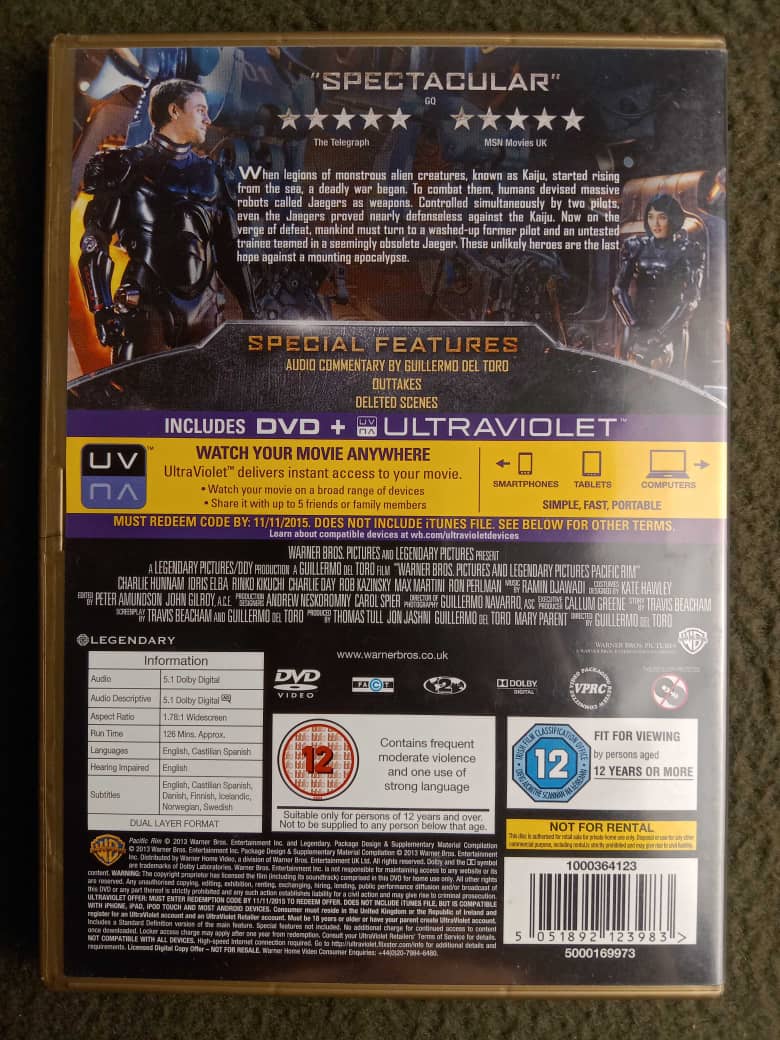 PACIFIC RIM DVD MOVIE | Shopee Philippines
