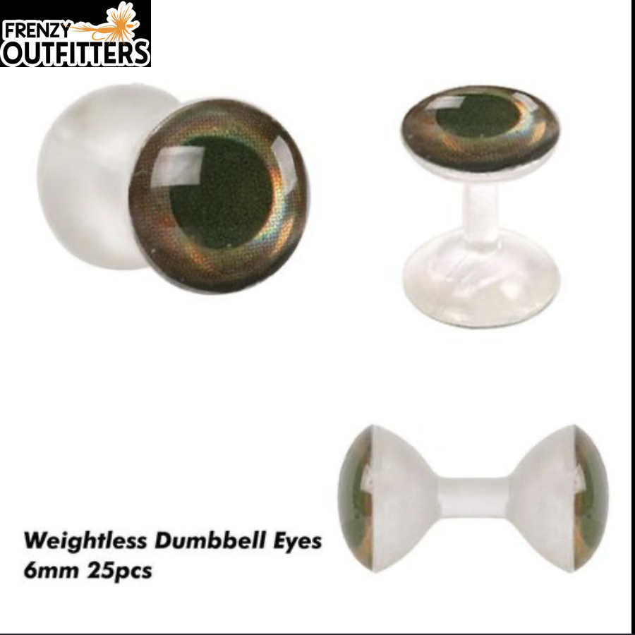 Fly tying weightless dumbbell eyes fly fishing eyes | Shopee Philippines
