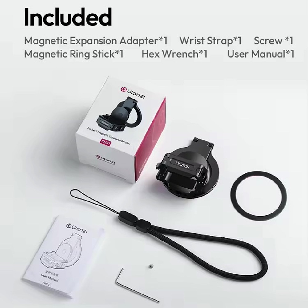 Ulanzi PM01 Expansion Adapter Magnetic Phone Holder Mount for DJI Osmo ...